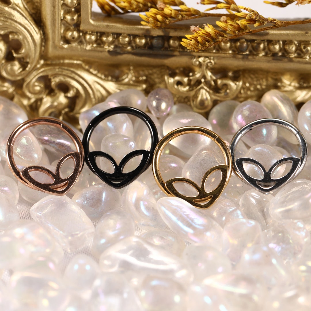 316L Surgical Steel Alien Diaphragm Piercing Jewelry Spiral Tragus ...