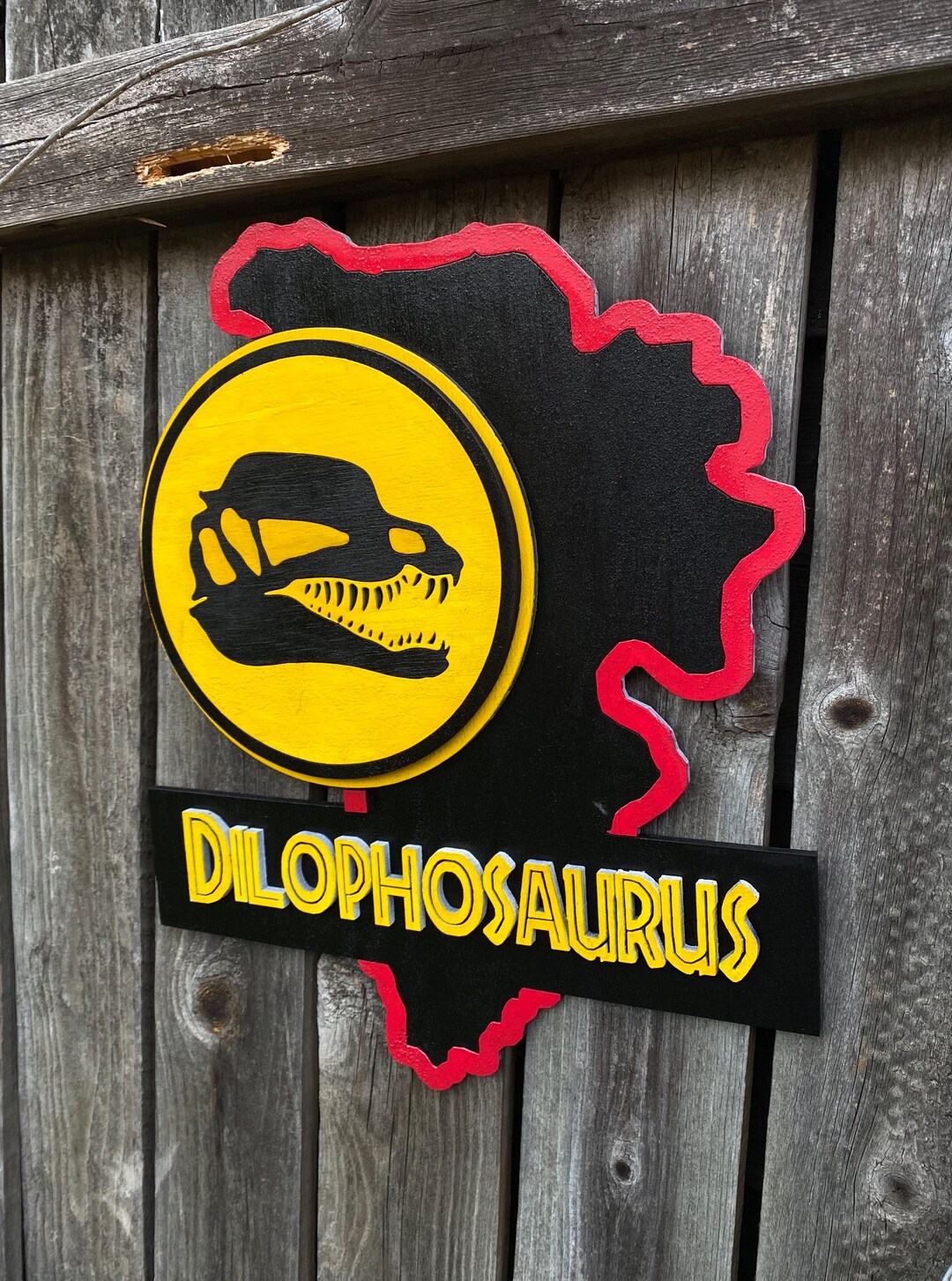 Jurassic Park Paddock/facility Sign - Etsy