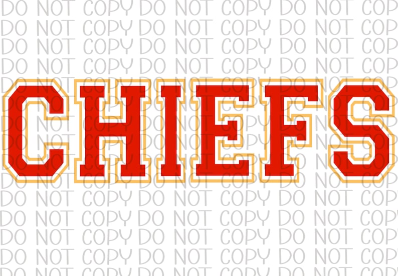 Chiefs Football PNG Digital Download File - Etsy