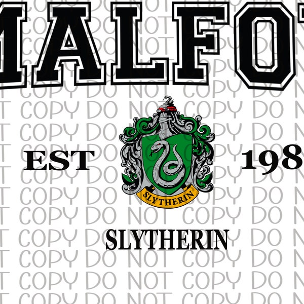 Draco Malfoy Svg - Etsy