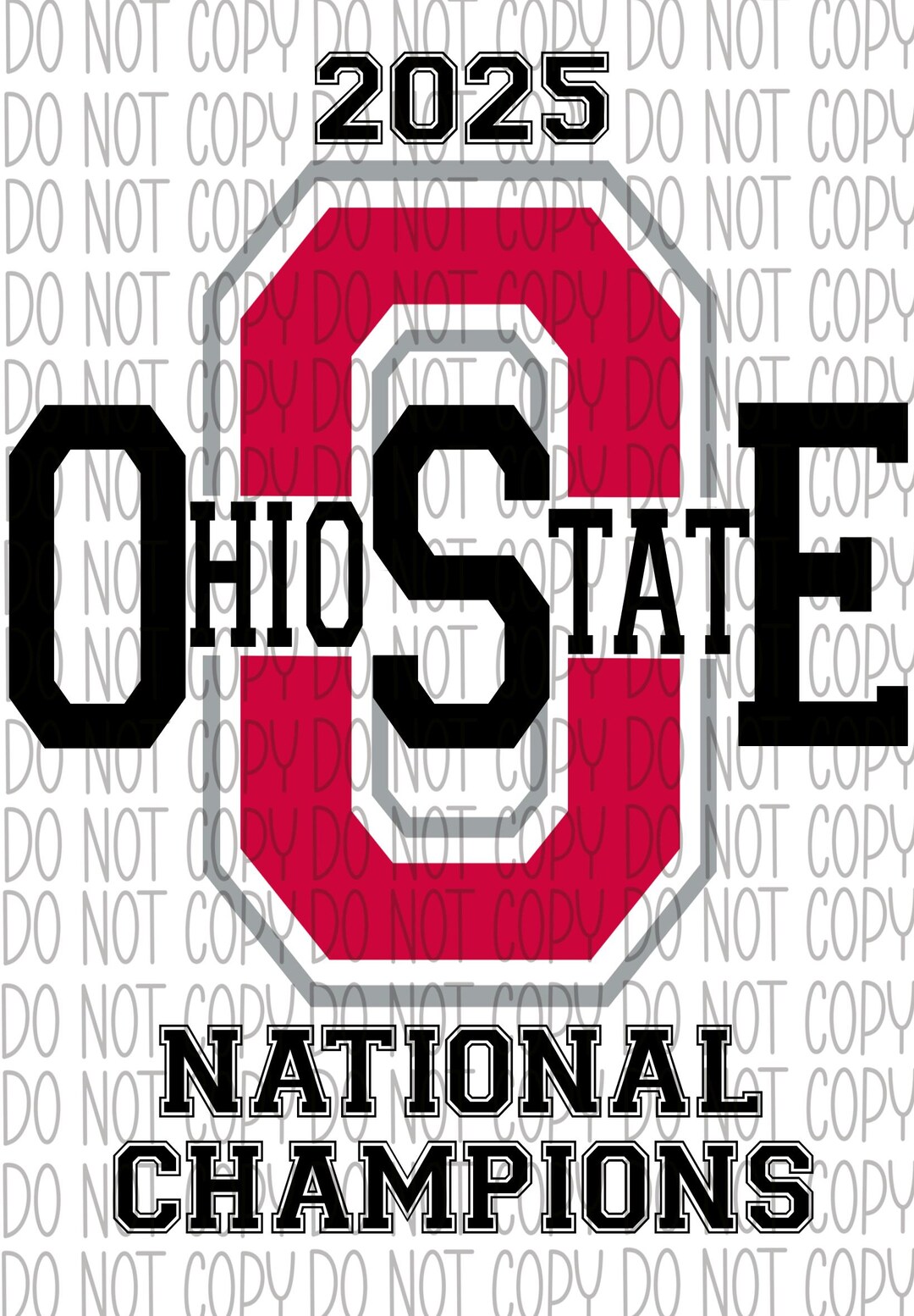 Ohio State Football Champions 2025 PNG Digital Download - Etsy UK