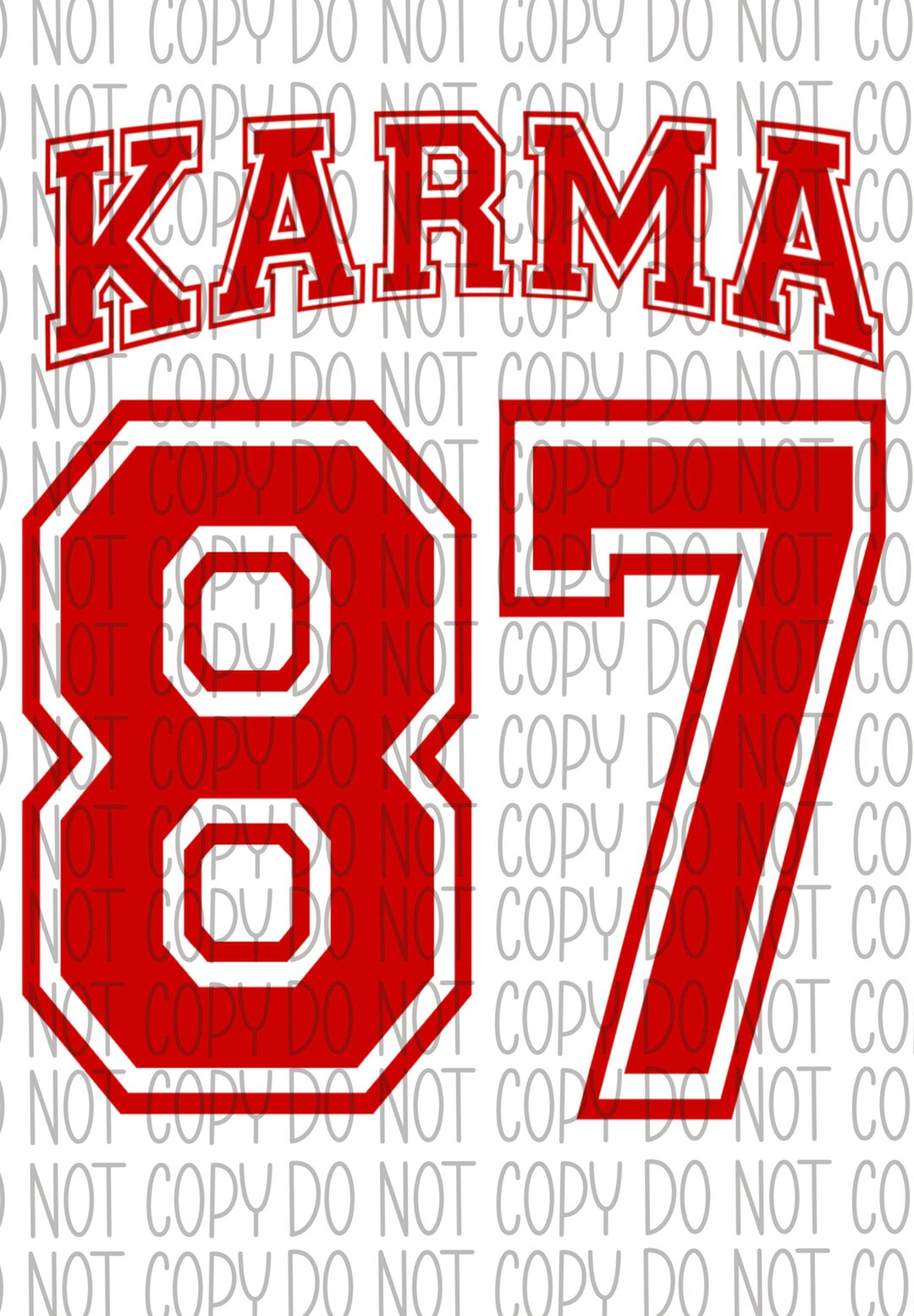 Chiefs Taylor Swift Karma 87 Red Writing Digital Download PNG - Etsy