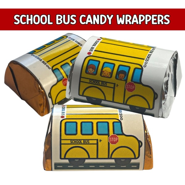 Bus Candy Wrapper - Etsy