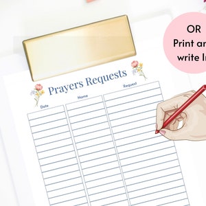 Prayer Journal Printable Bible Study Notes Gratitude - Etsy