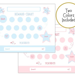 Reward Chart, Behavior Chart, Potty Training Chart, Editable Goal Chart ...