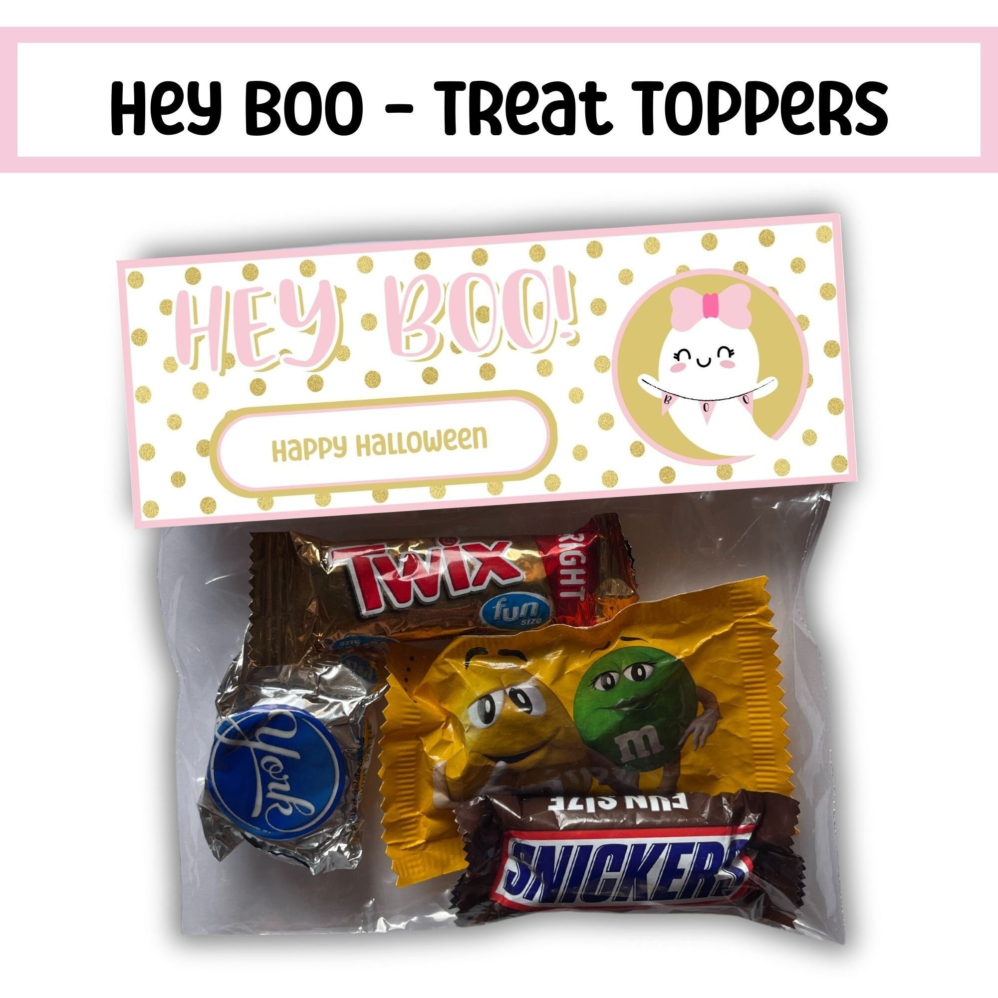 Halloween Treat Bag Topper, Printable Halloween Party Favor ...