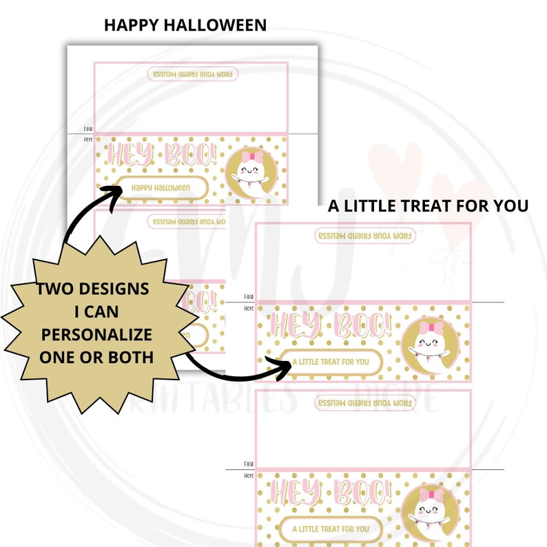 Halloween Treat Bag Topper Printable Halloween Party Favor - Etsy