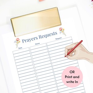 Prayer Journal Printable, Bible Study Notes, Gratitude Journal, Bible ...