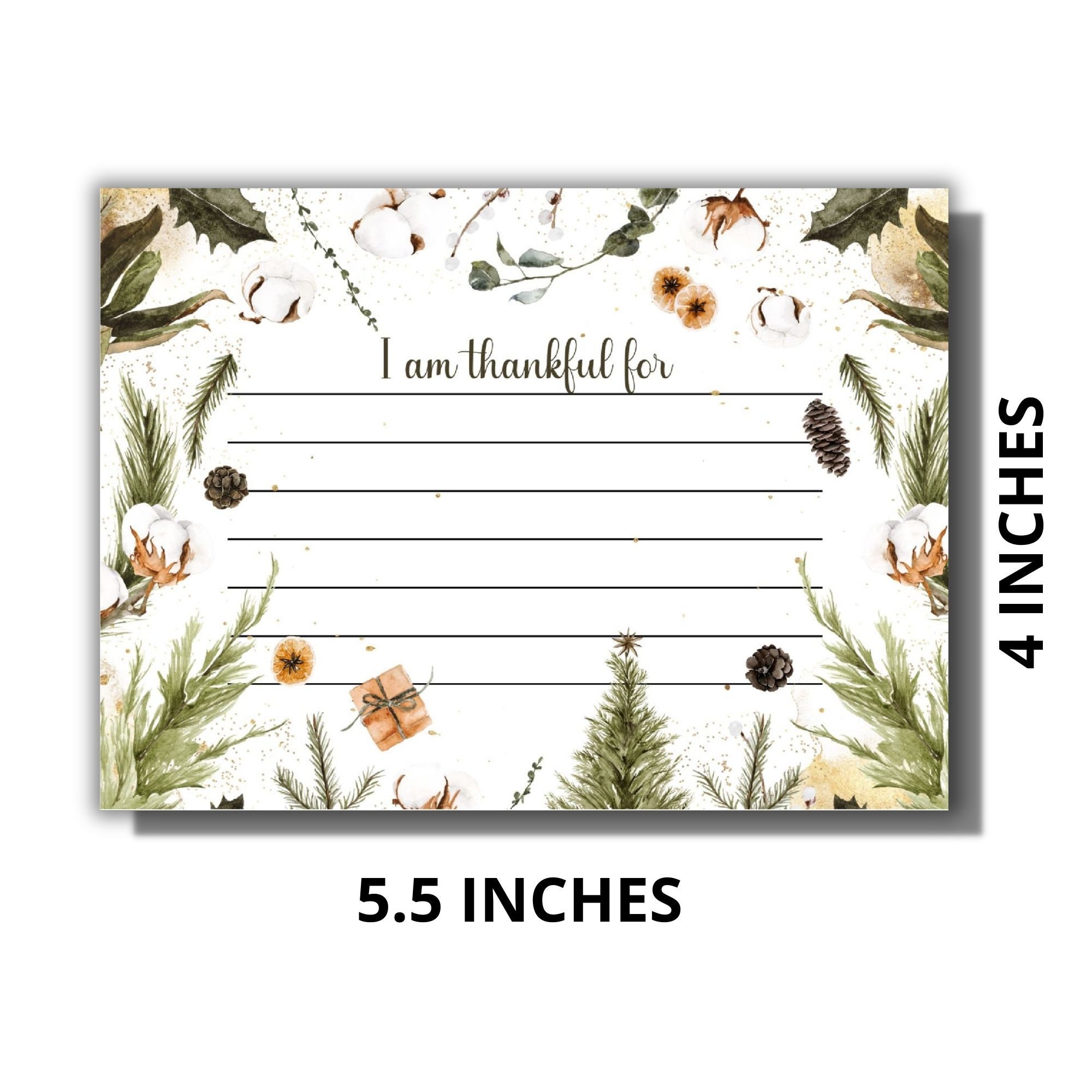 Thankful Gratitude Cards, Printable Thankful Cards, Friendsgiving Table ...