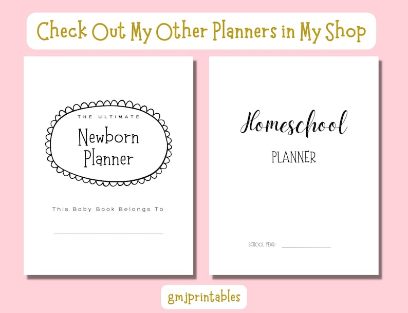 Babysitter Planner Printable Fillable PDF Planner Nanny - Etsy