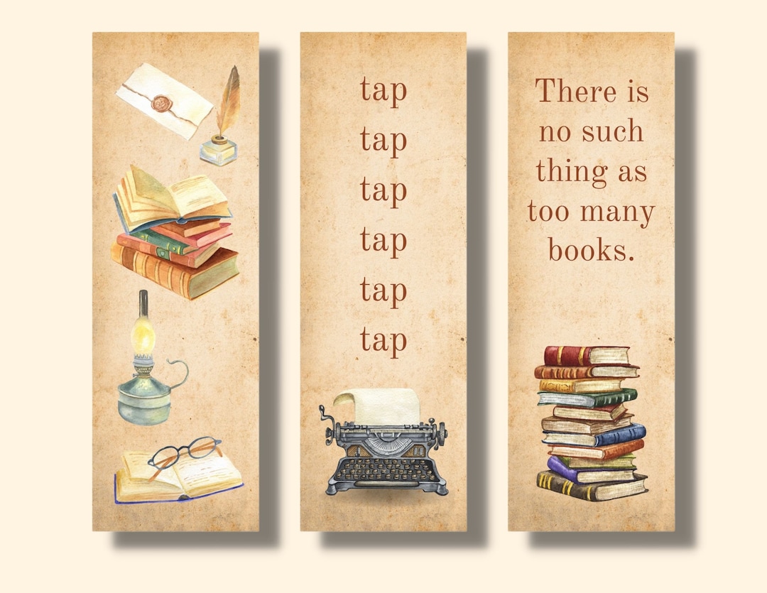 Printable Bookmarks, Antique Typewriter, Old Books, Old Reading Glasses ...