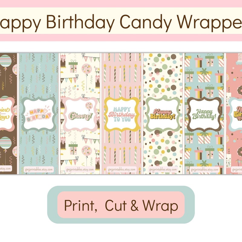 Candy Wrappers - Etsy