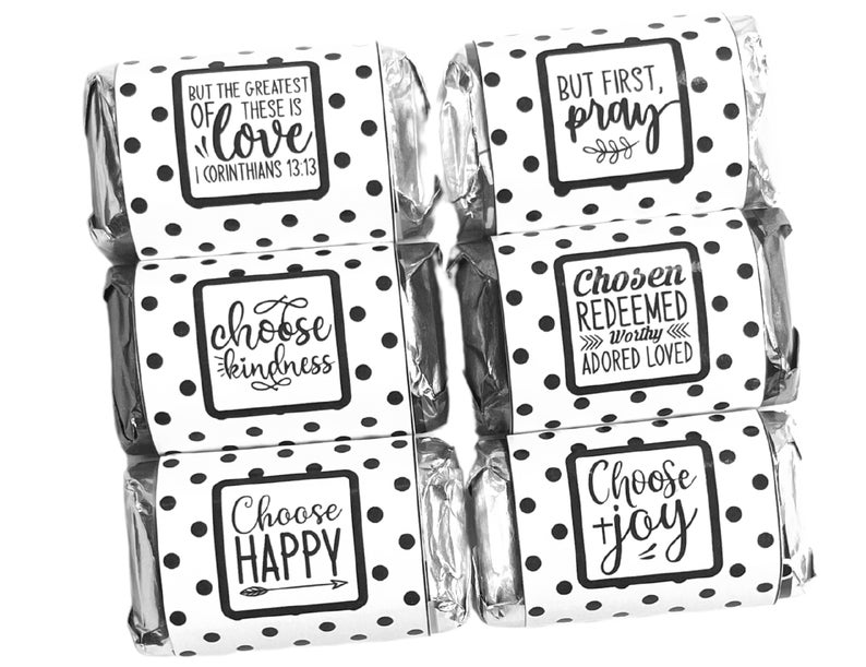 Miniature Chocolate Candy Bar Wrappers Printable Candy - Etsy