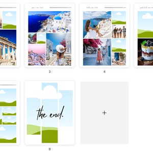 Collage Travel Photo Magazine, Canva Digital Download, Trip Magazine ...
