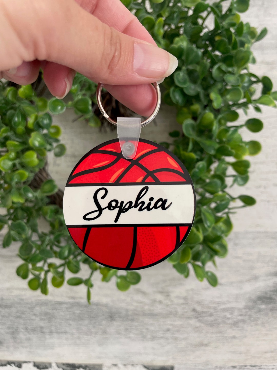 Basketball Custom Keychains Personalized Basketball Keychain Sports ...