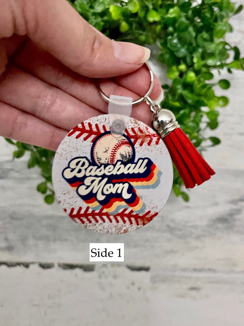 Baseball Custom Keychains Personalized Baseball Key Chain Sports ...