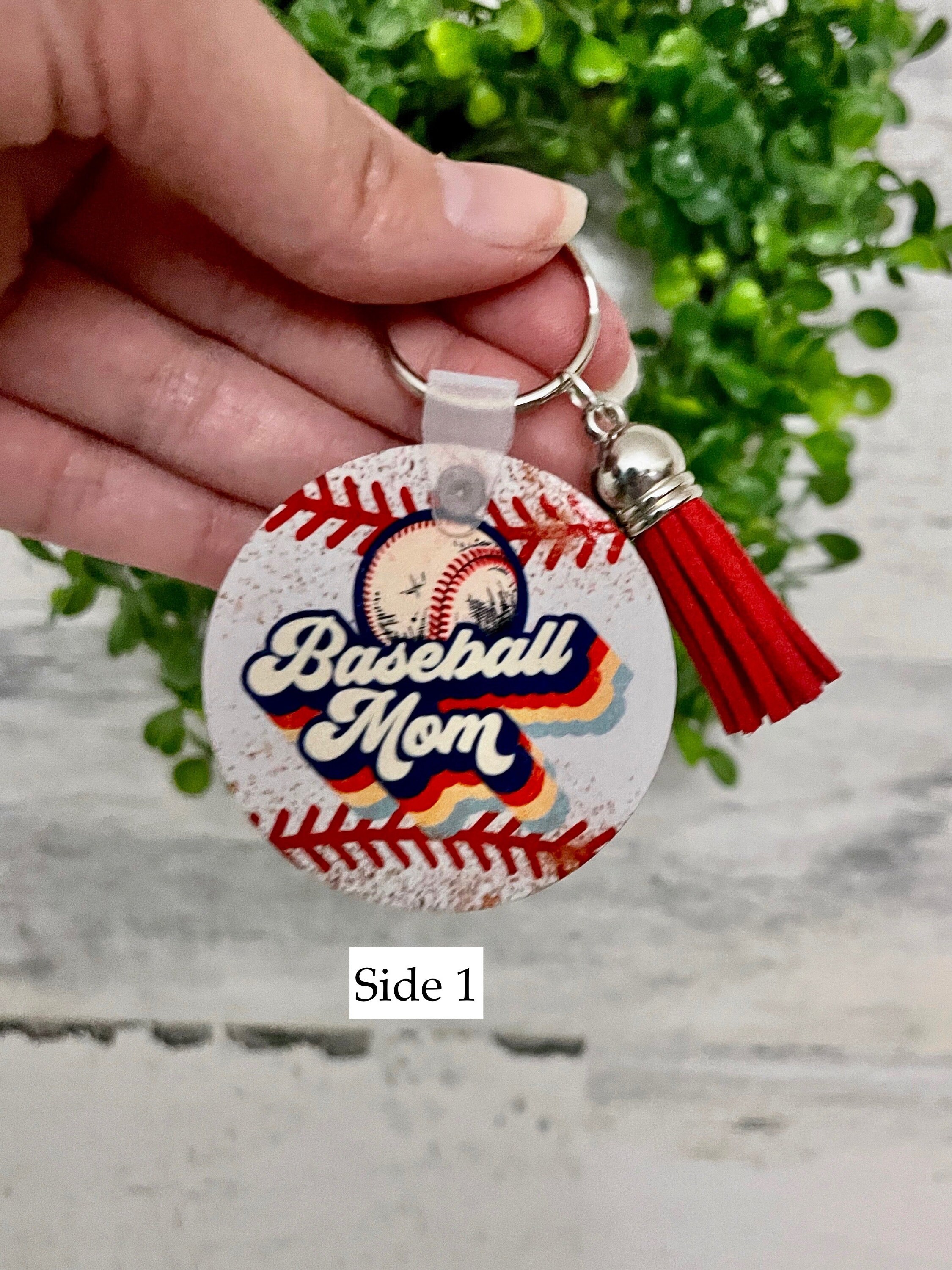 Baseball Custom Keychains Personalized Baseball Key Chain Sports ...