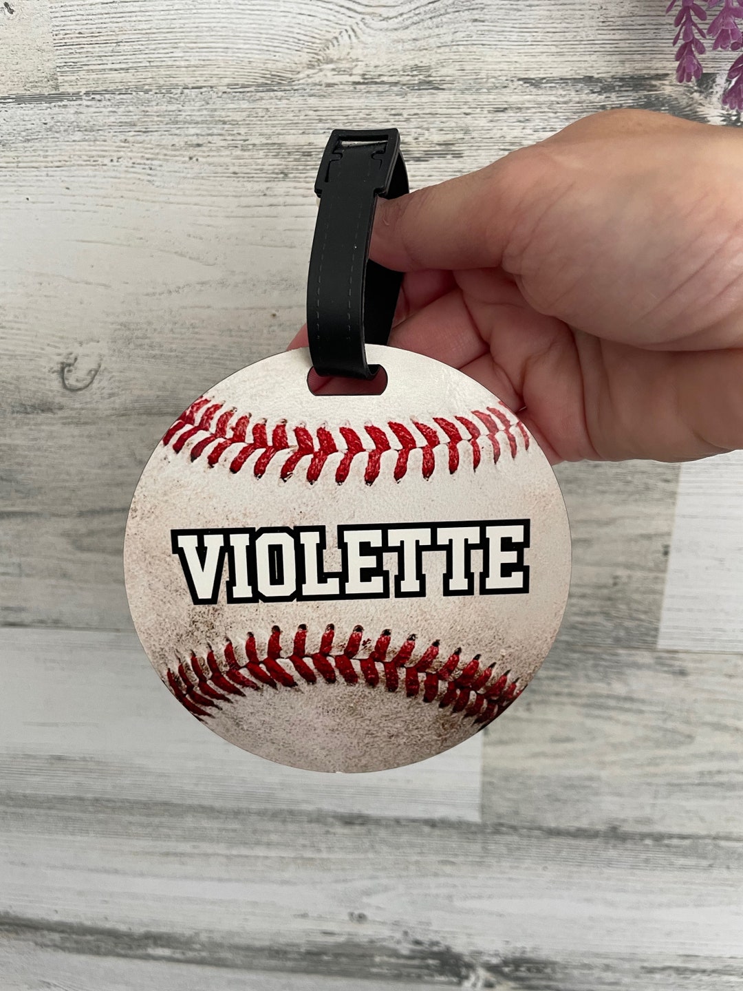 Baseball Personalized Bag Tag, Sports Tag, Baseball, Team Sports ...