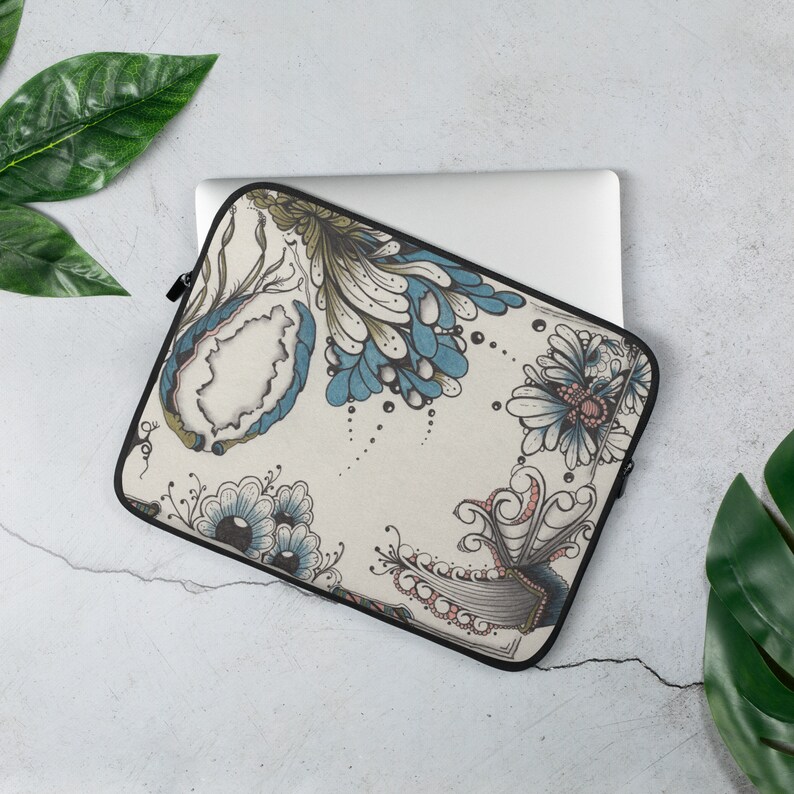 Computer Sleeve Colorful Art Pattern Laptop Original Art - Etsy