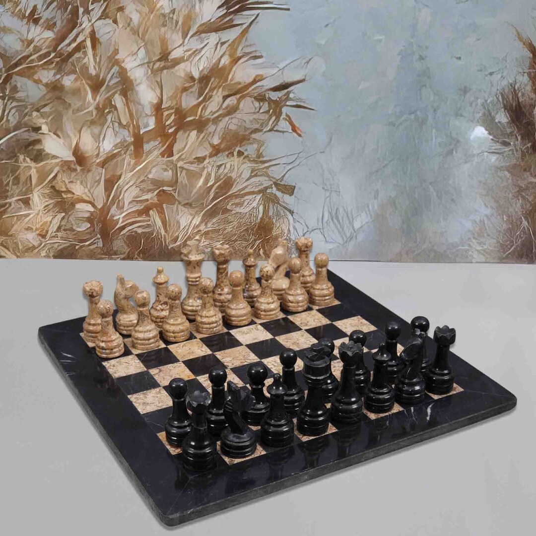 38cm Marble Weighted Full Chess Game Set Chess Sets for Adults - Etsy ...
