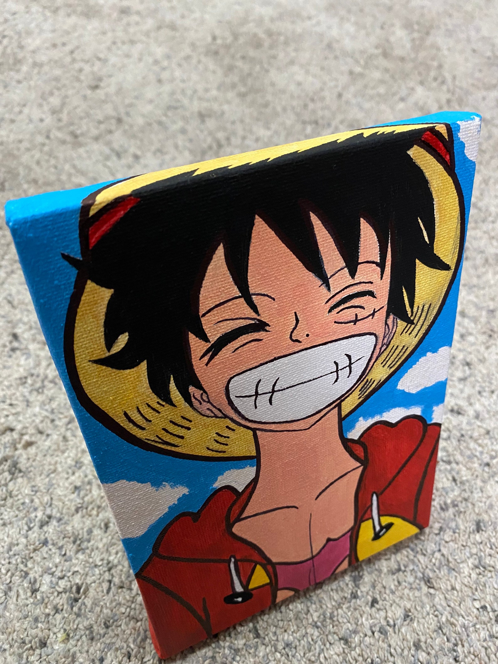 Monkey D Luffy Painting - Etsy