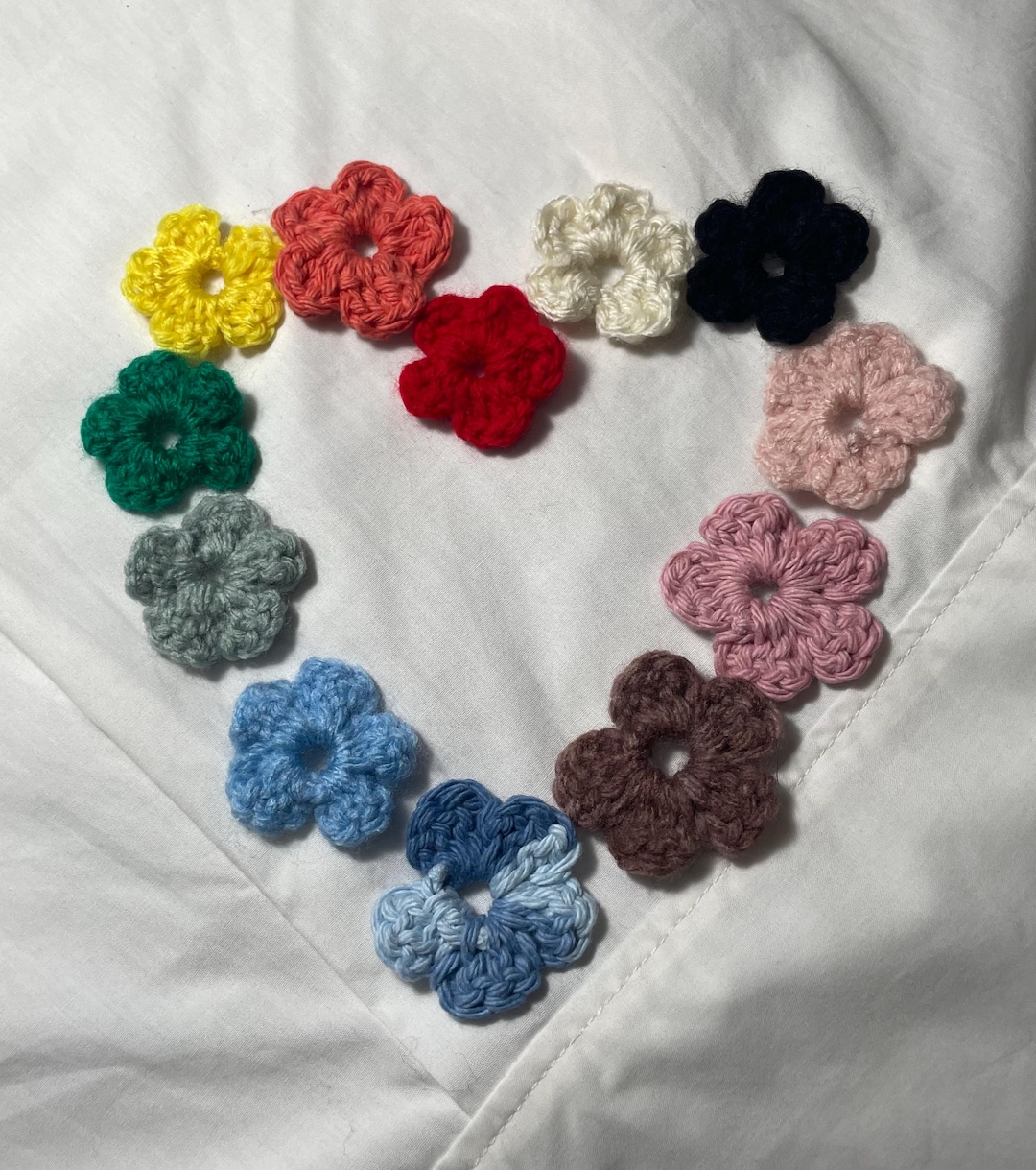 Handmade Flower Crochet Button Covers - Etsy