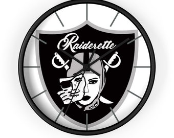 Raiders Clock - Etsy