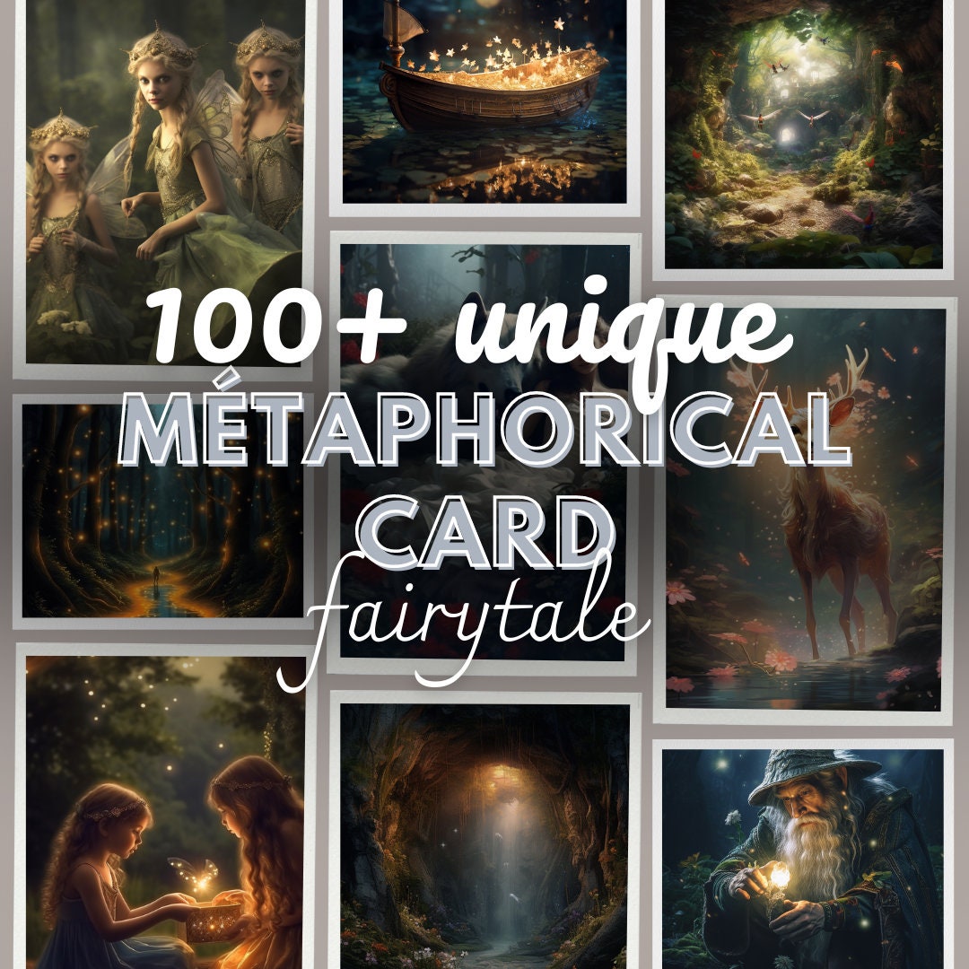 100+ Digital Metaphoric Associative Cards, Contemplative System Cards ...