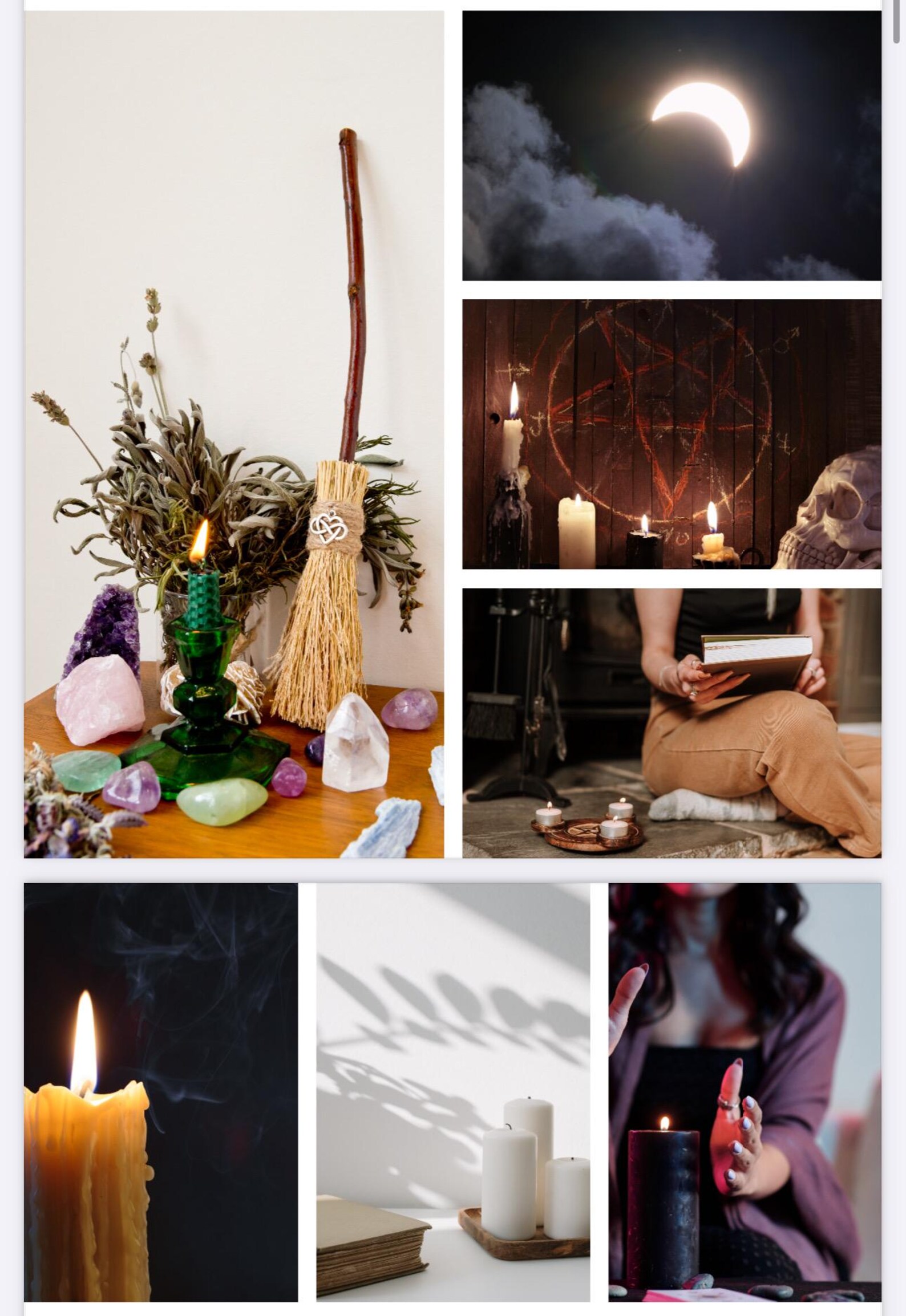 Magical Vision Board: Witchy, Spiritual, Vintage, Mystical, Witchcraft ...