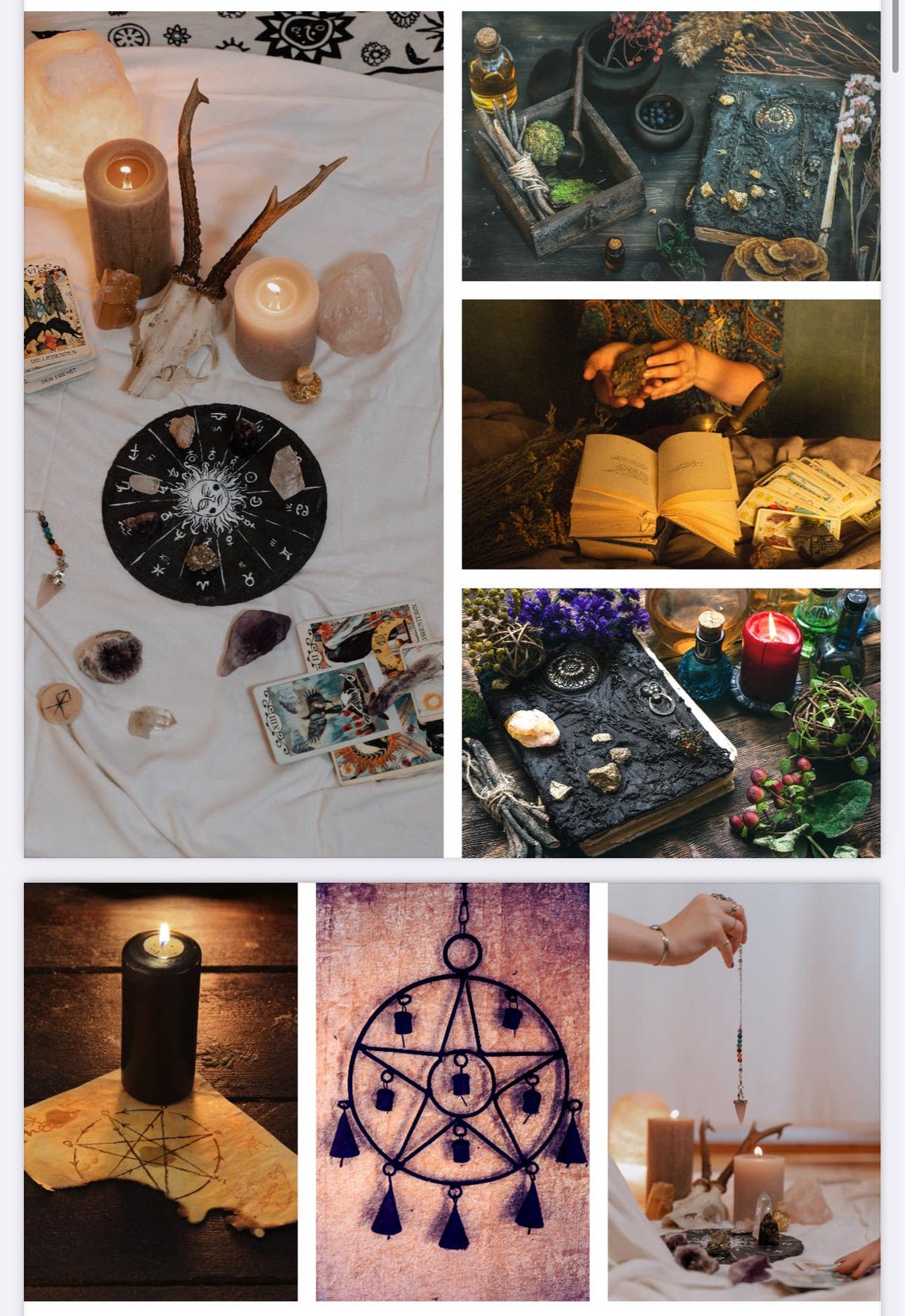 Magical Vision Board: Witchy, Spiritual, Vintage, Mystical, Witchcraft ...