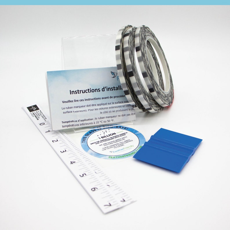 Feather Friendly® Bird Collision Deterrent Markers (small-scale DIY) - Etsy