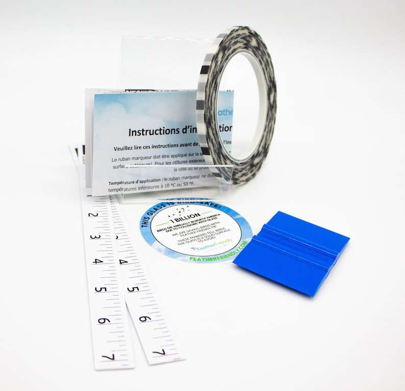 Feather Friendly® Bird Collision Deterrent Markers (small-scale DIY) - Etsy