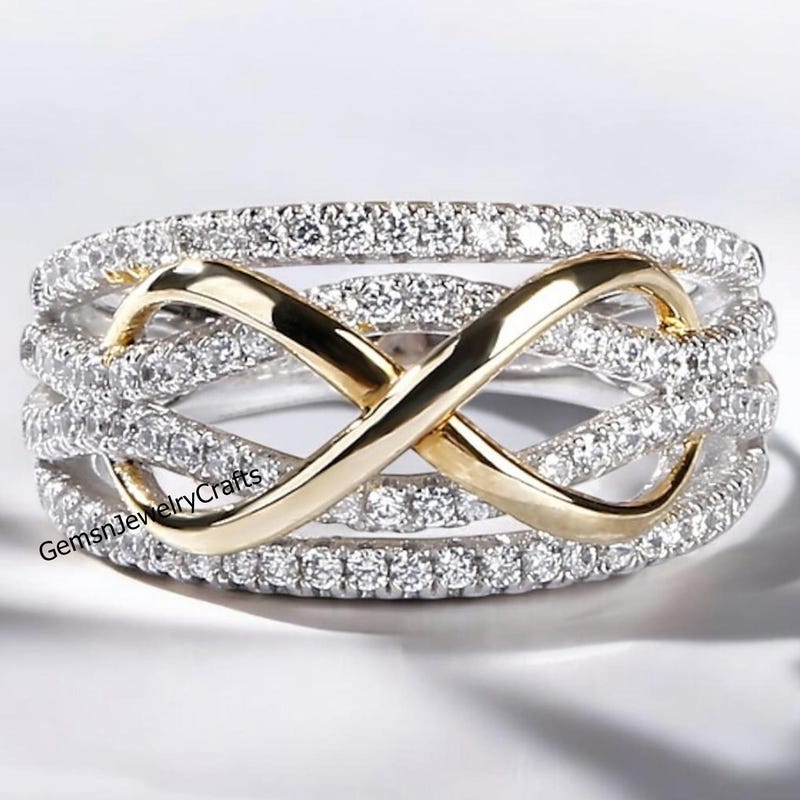 Infinity Rings for Women - Etsy
