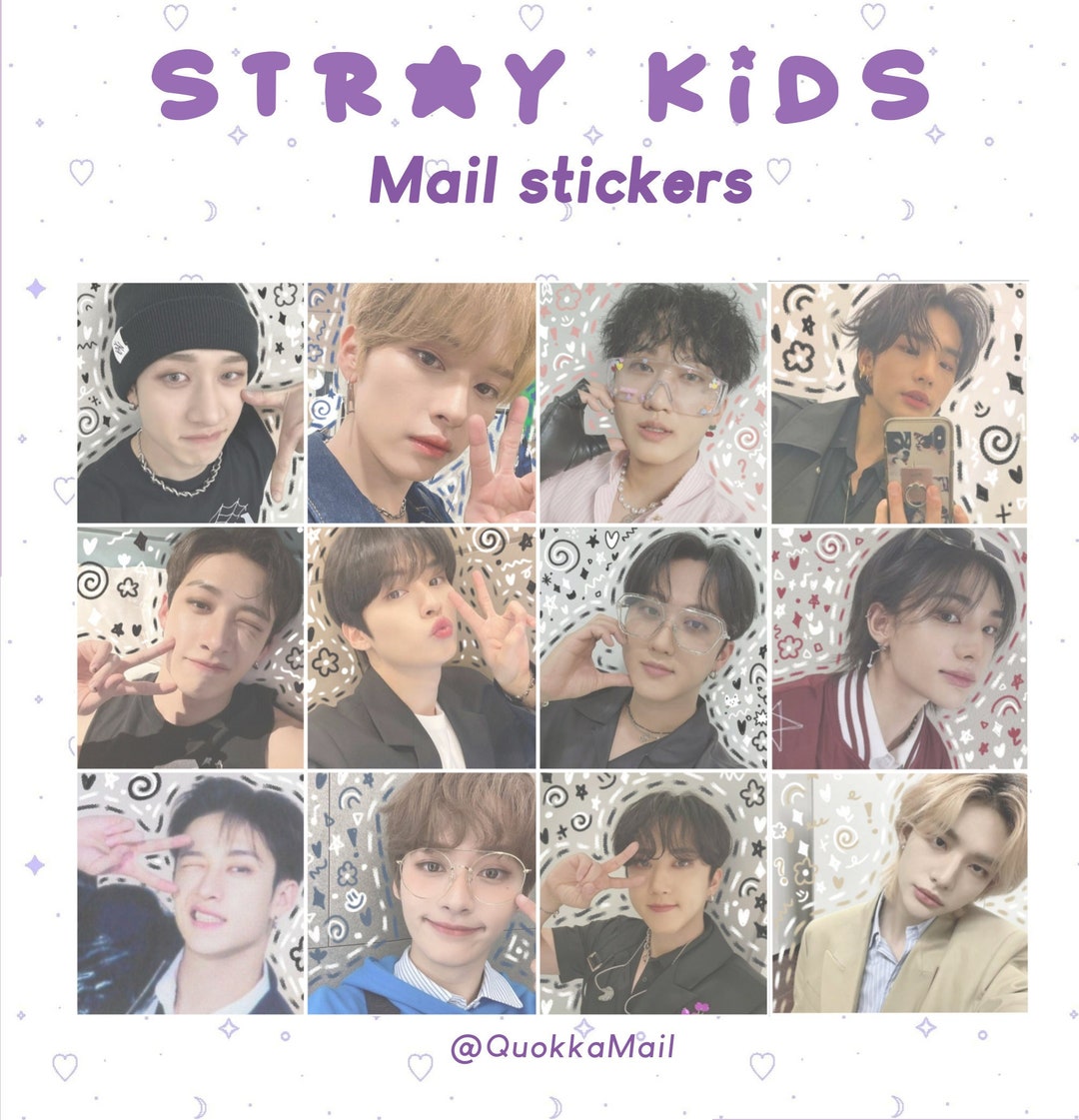 Stray Kids Mail Stickers - Etsy