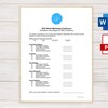 Evaluation Form Template - Editable Printable Business Conference ...