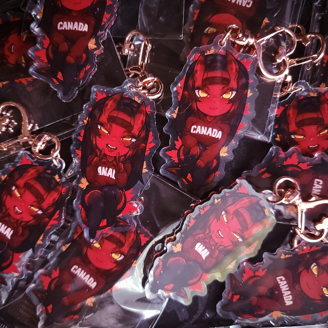 Meru the Succubus Acrylic Keychain Matching Sticker - Etsy