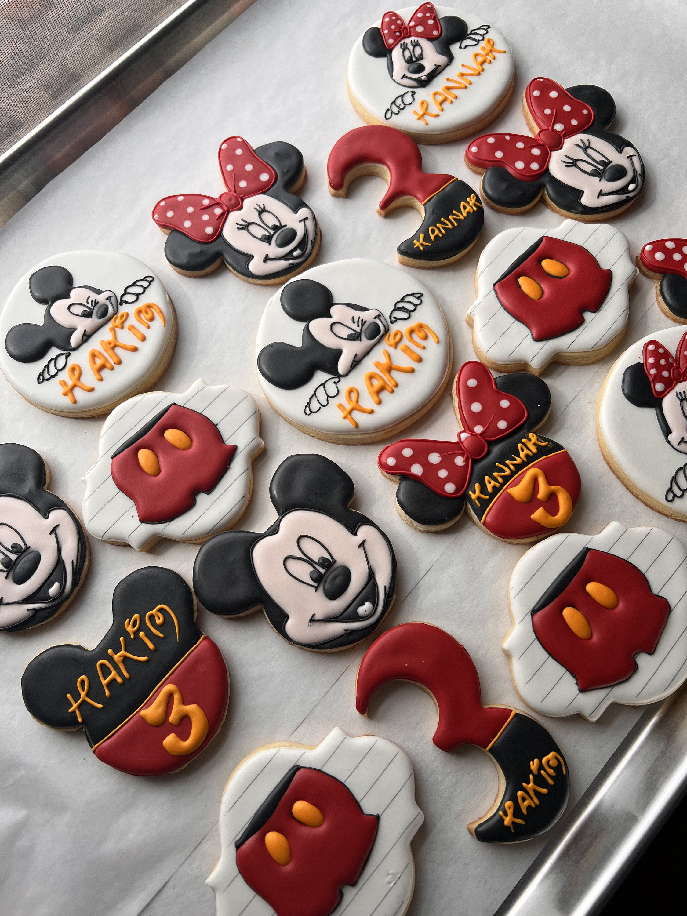 Mickey Mouse Birthday Cookies/ Sugar Cookies/ Decorated Cookies - Etsy