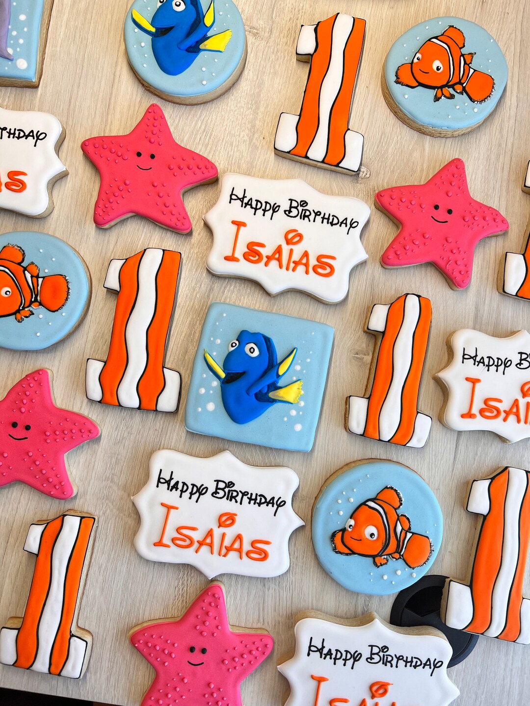 Finding Nemo Birthday Cookies/favors Set - Etsy