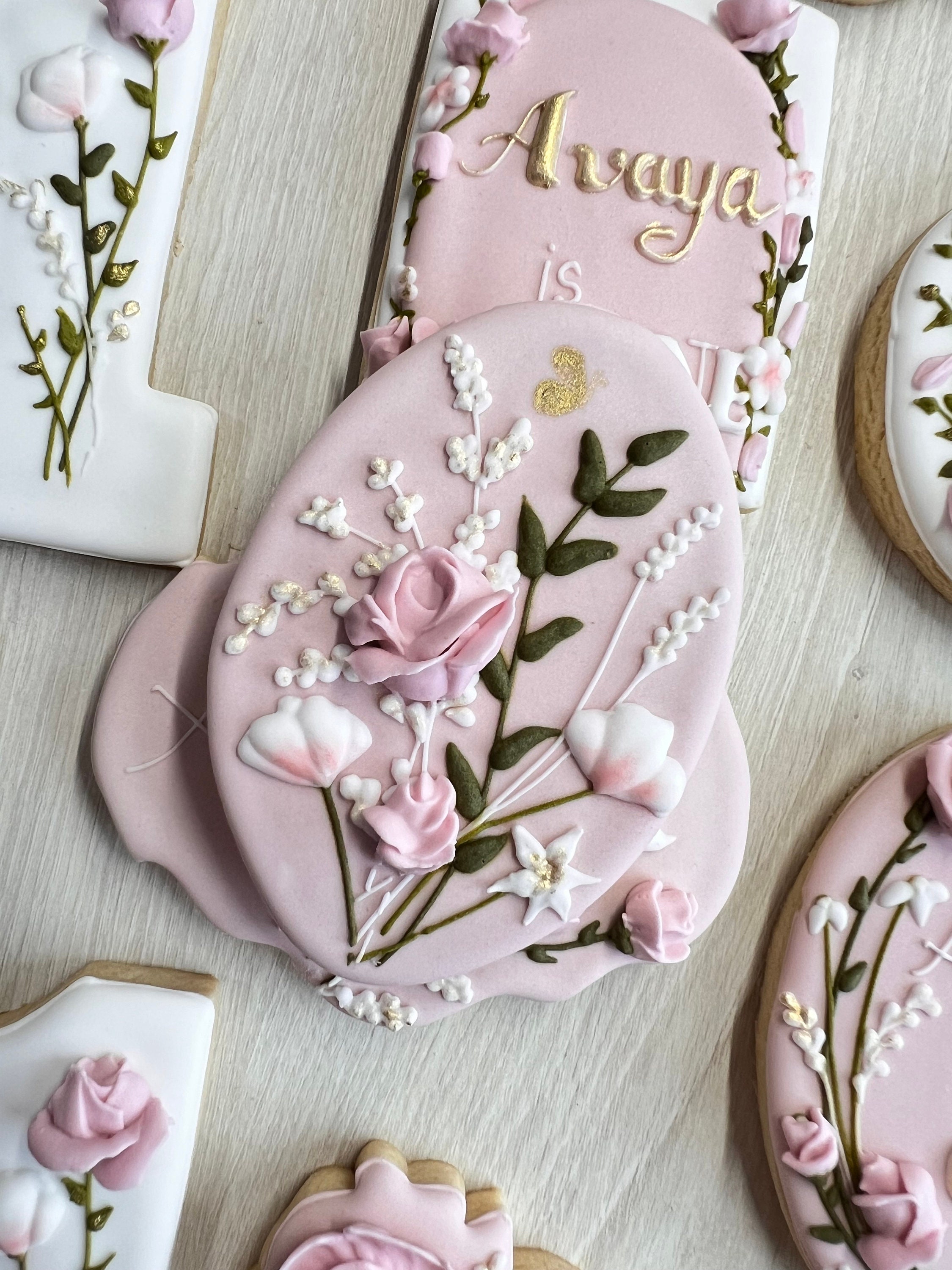 Baby in Bloom/ Wildflower Baby Shower/ Birthday Cookies / Favors - Etsy