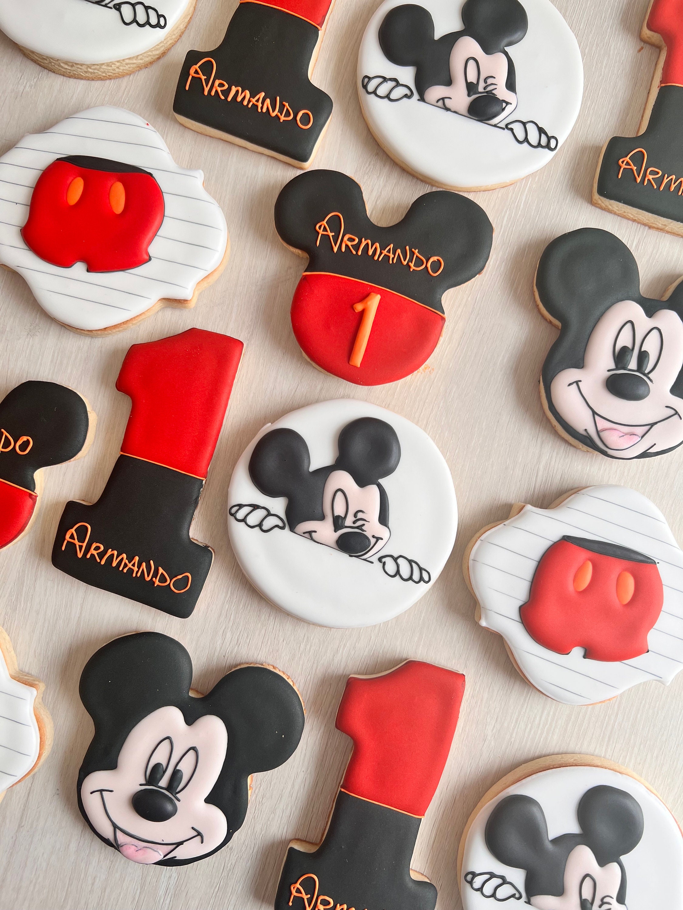 Mickey Mouse Birthday Cookies/ Sugar Cookies/ Decorated - Etsy