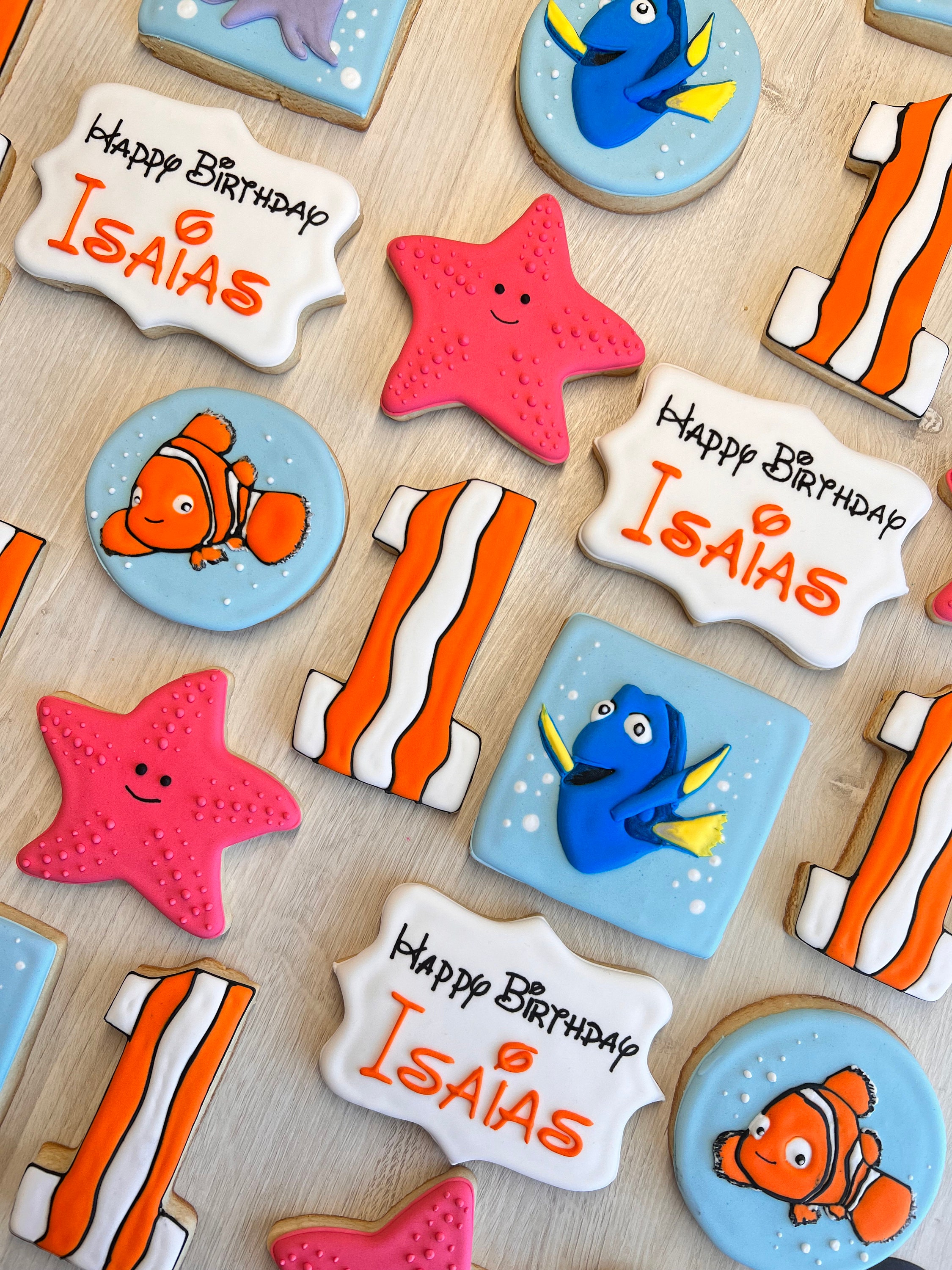 Finding Nemo Birthday Cookies/favors Set - Etsy