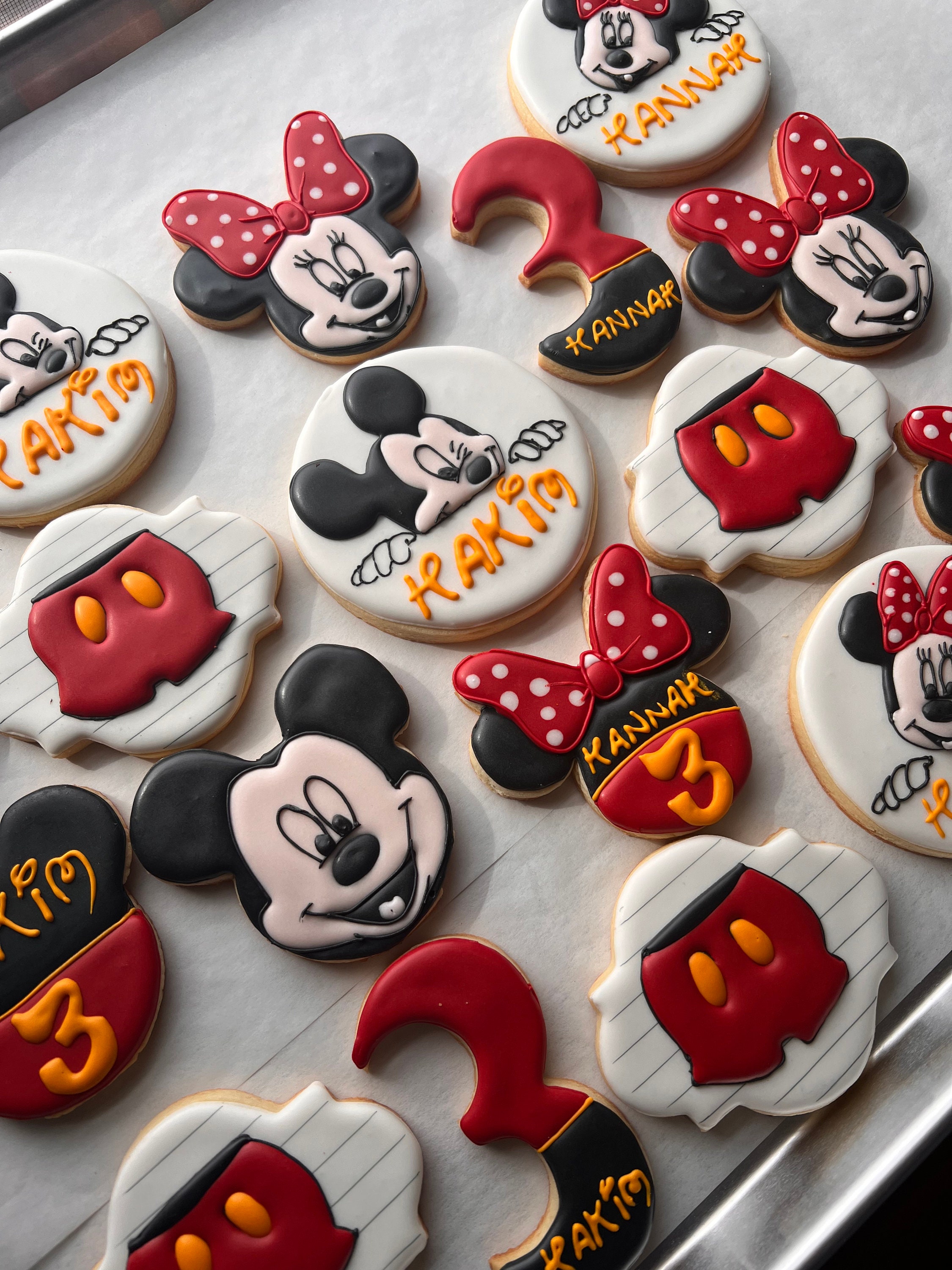 Mickey Mouse Birthday Cookies/ Sugar Cookies/ Decorated - Etsy