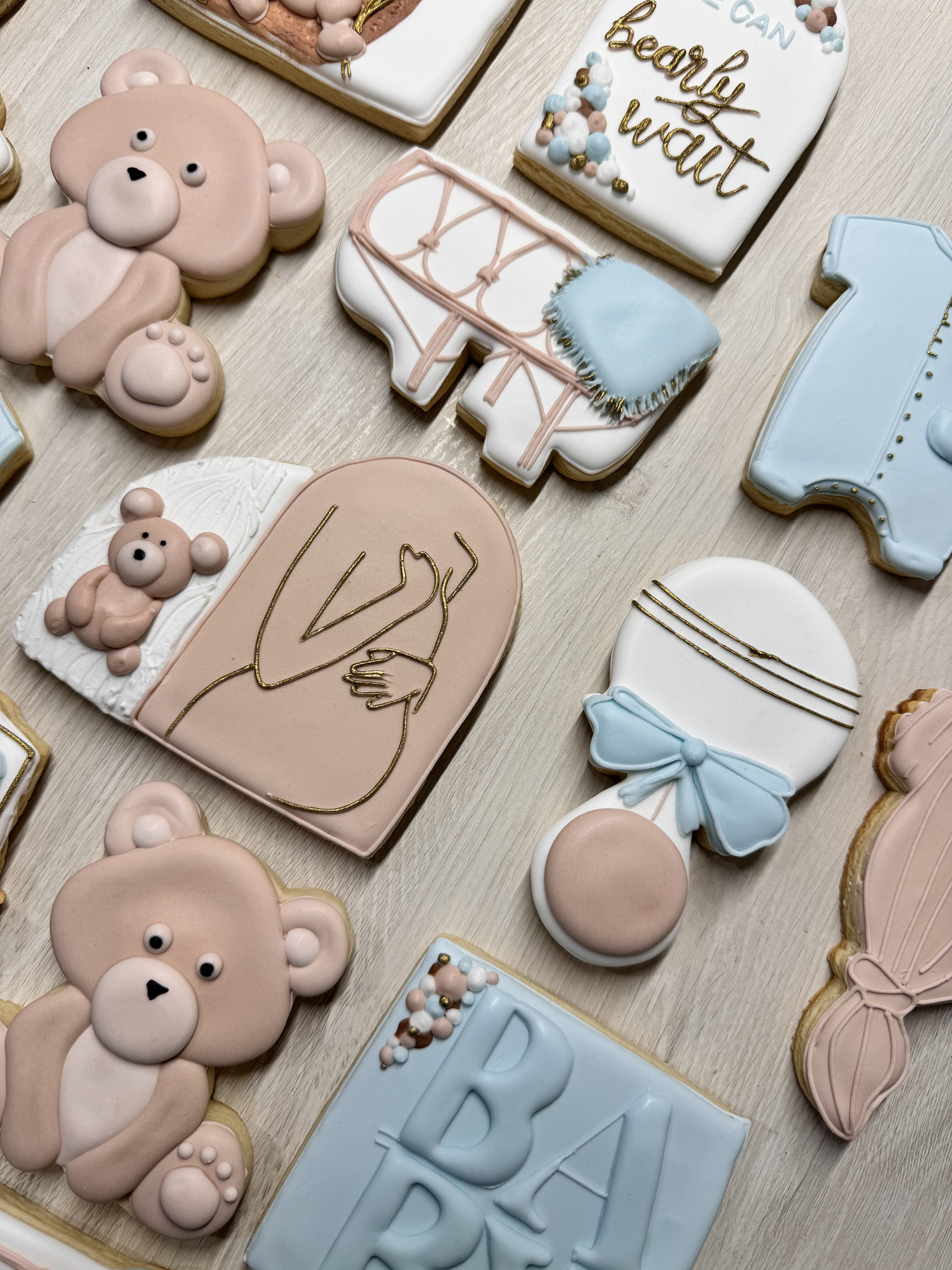 We Can Bearly Wait Baby Shower Cookies/favors/gifts/ Neutral - Etsy