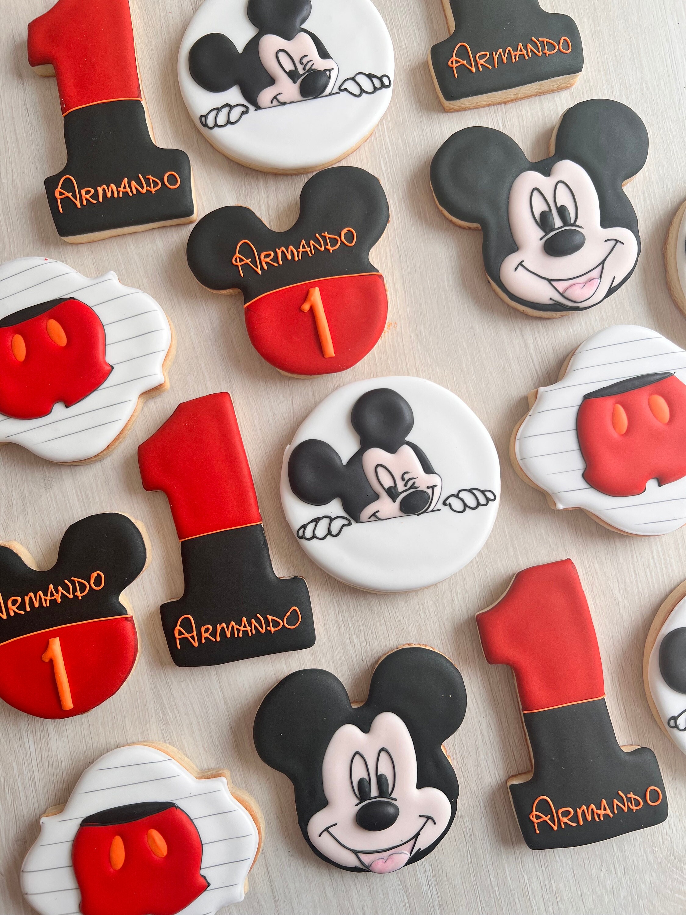 Mickey Mouse Birthday Cookies/ Sugar Cookies/ Decorated - Etsy