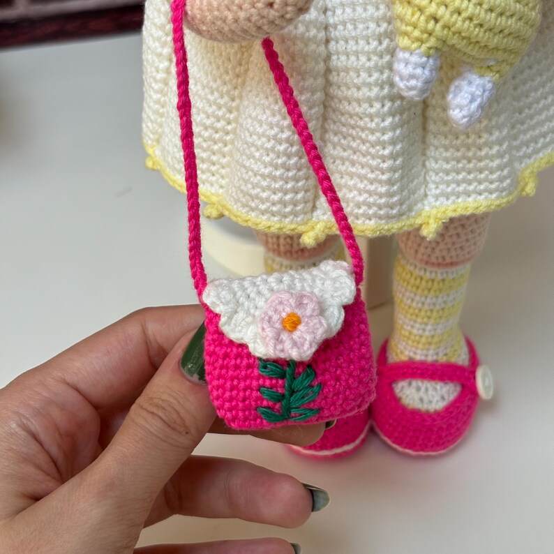 Handmade Cotton Crochet Doll: Removable Clothes, 35cm - Etsy