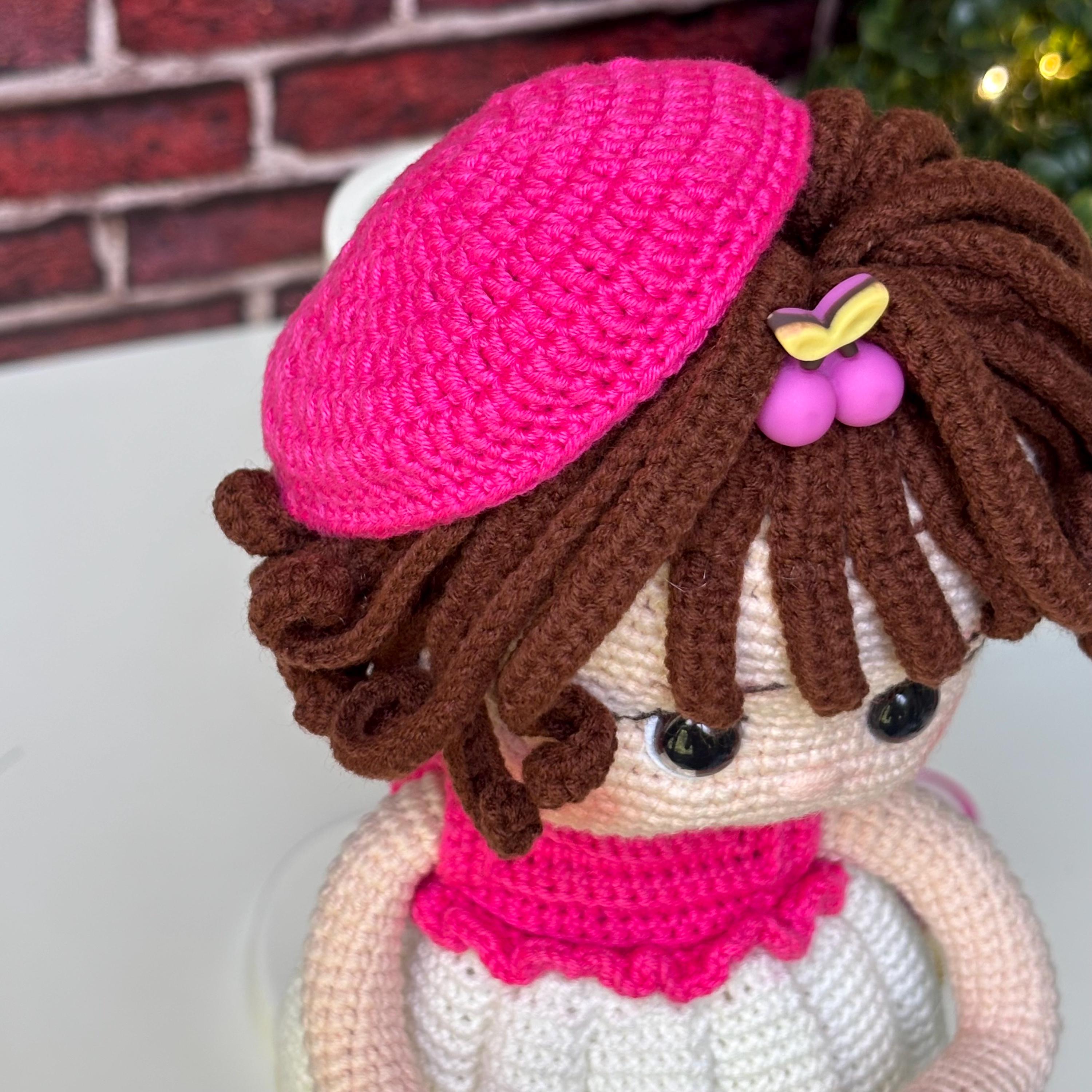 Handmade Cotton Crochet Doll: Removable Clothes, 35cm - Etsy