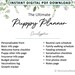 Ultimate Puppy Pet Planner Bundle - Eucalyptus - Instant Digital ...
