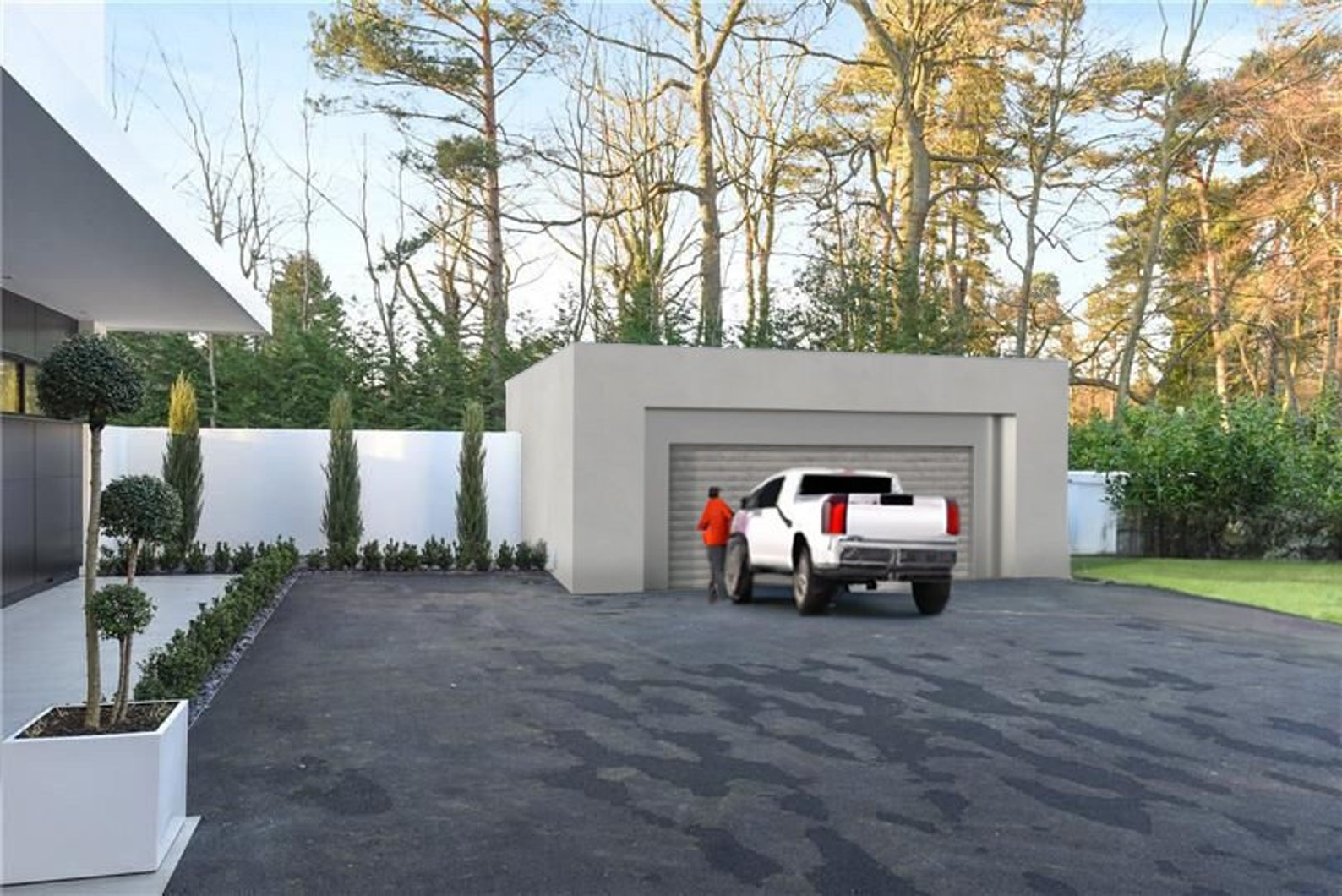 22x25 Modern 2 Car Garage - Functional and Sustainable Design ...