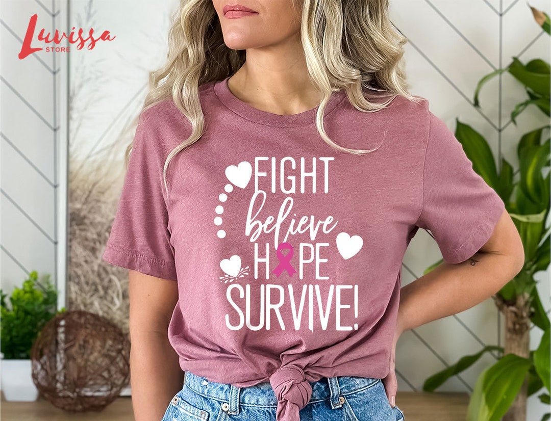 Breast Cancer Survivor Shirt, Breast Cancer Shirt, Cancer Clothing ...