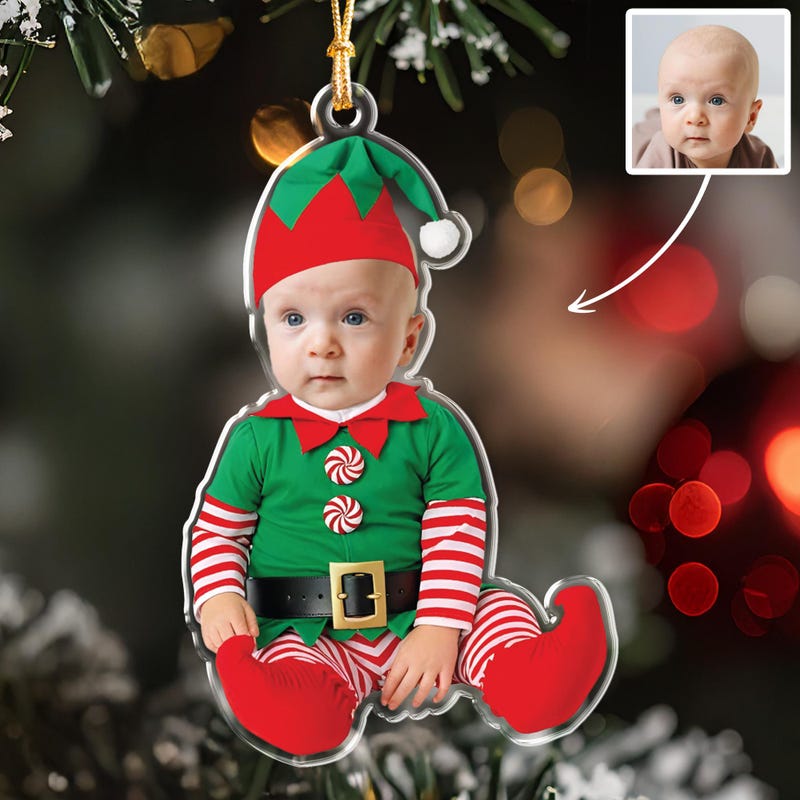 Custom Baby Elf Ornaments - Etsy